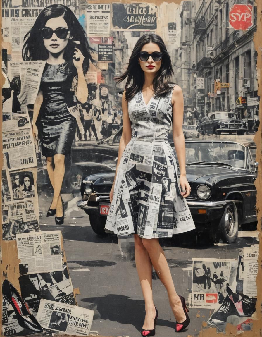 Eclectic multimedia Collage - AI Generated Artwork - NightCafe Creator