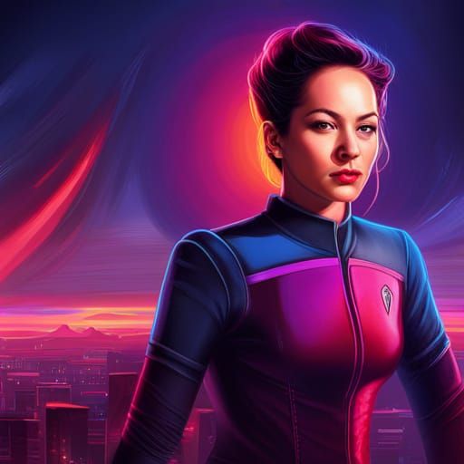 Ensign Ella - AI Generated Artwork - NightCafe Creator