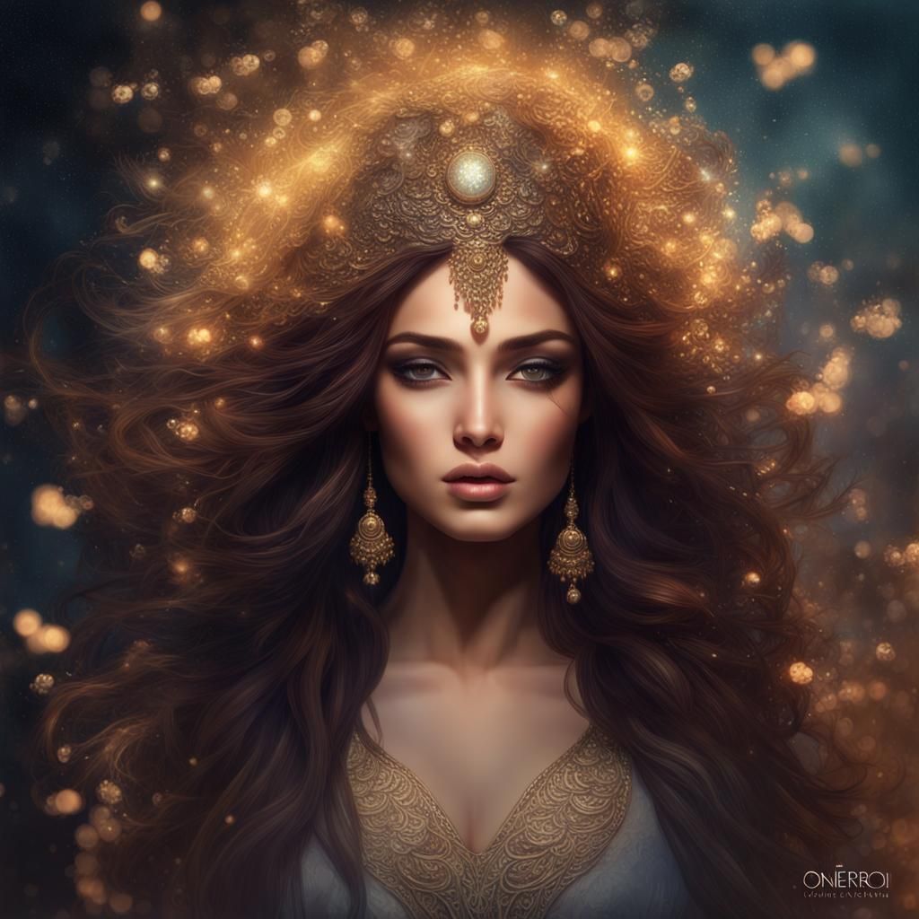 "The Oneiroi Muse: A Splash Screen to Enchant In a dreamscape women from Pakistan and moonbeams ...