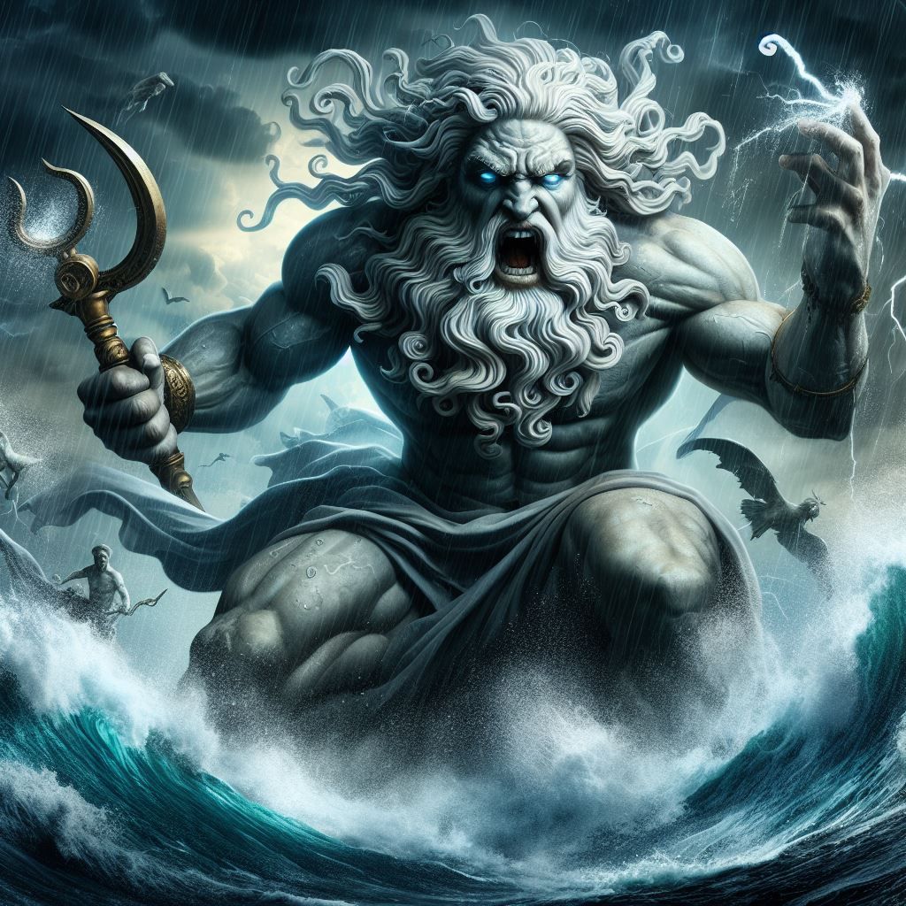 Anger of Poseidon - Alternative Version - AI Generated Artwork ...