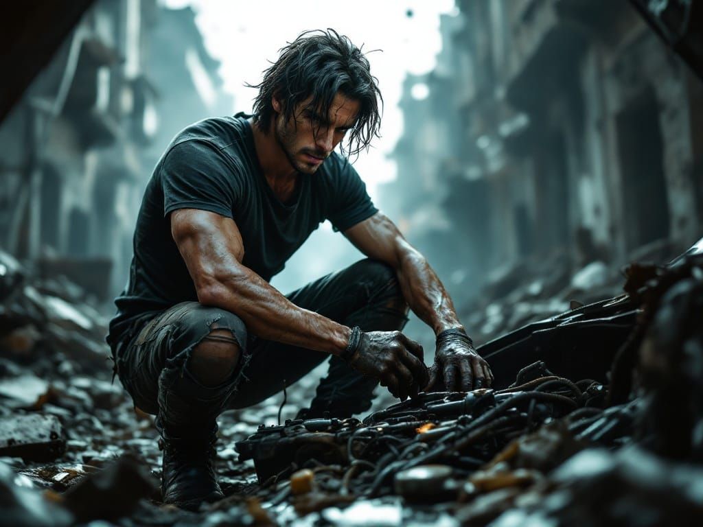 Post-Apocalyptic Mechanic Looking for Parts