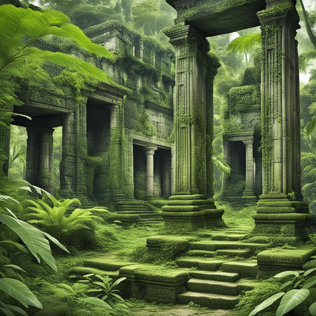 Ruins - AI Generated Artwork - NightCafe Creator