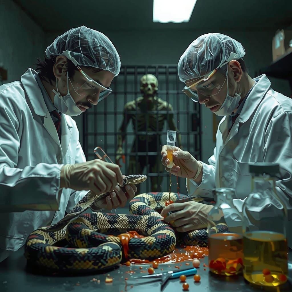 Science! - Eerie Reanimated Corpse in Abandoned Alleyway