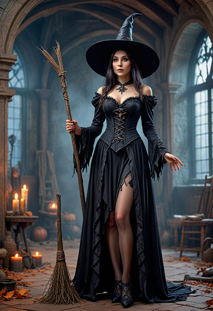 Wanda, the witch. - AI Generated Artwork - NightCafe Creator