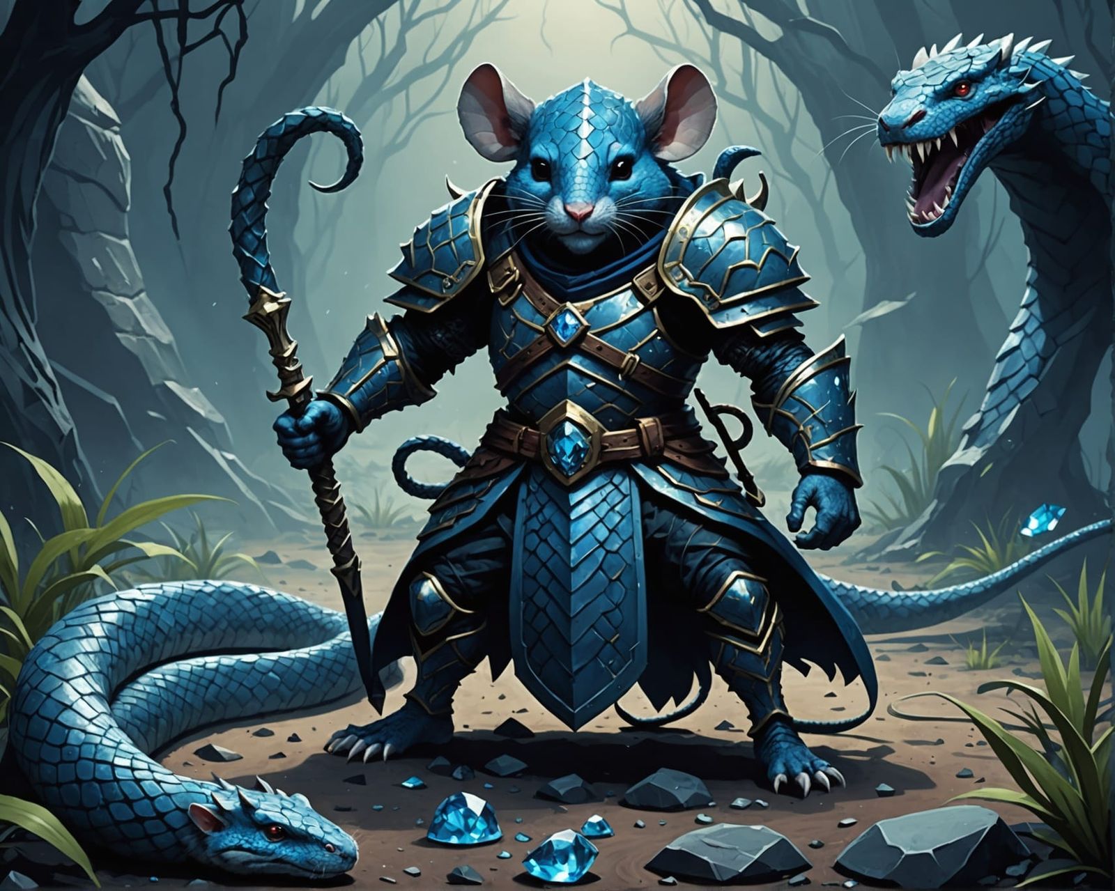 Snake Tamer - AI Generated Artwork - NightCafe Creator