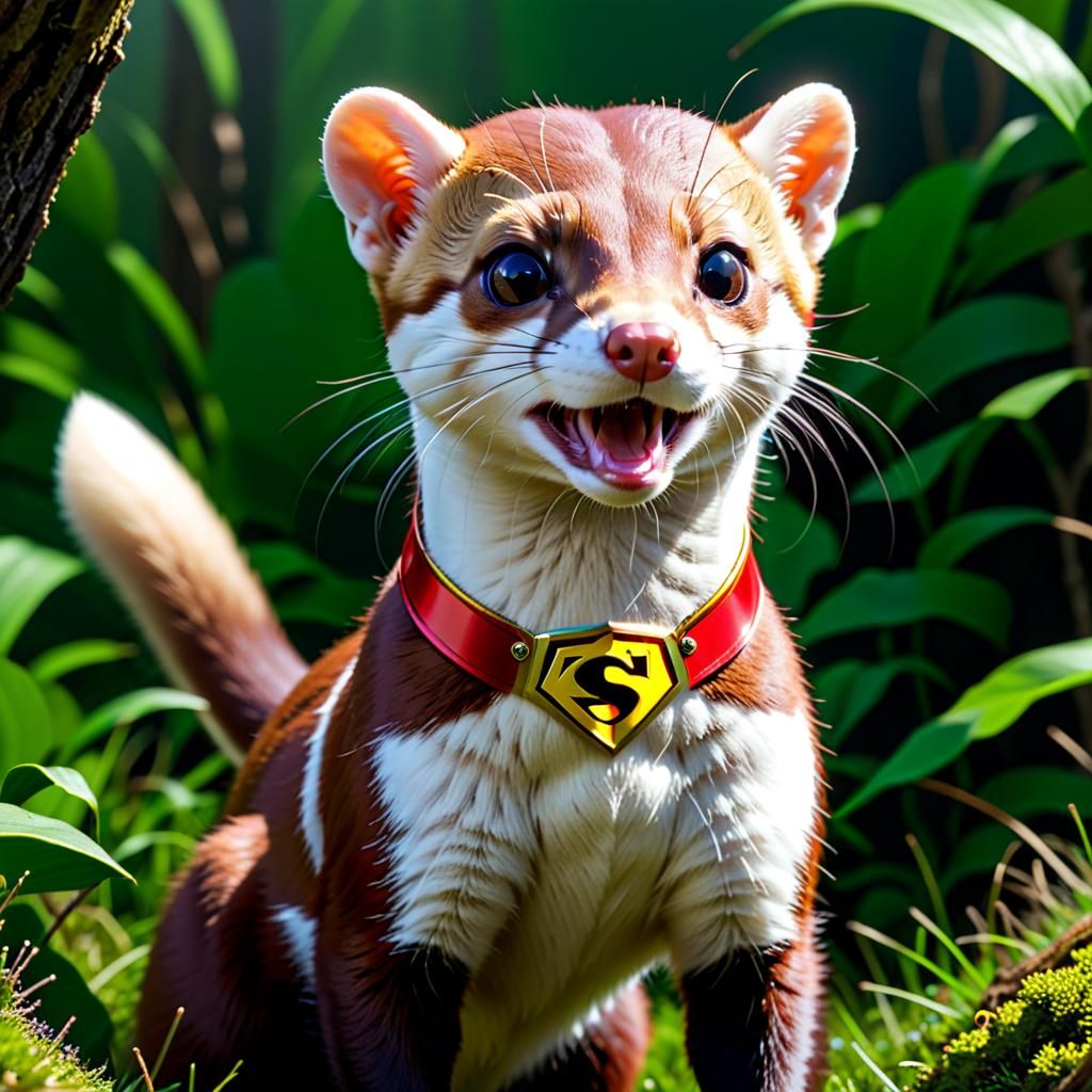 Super stoat - AI Generated Artwork - NightCafe Creator