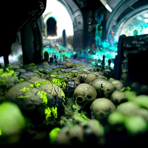 catacombs - AI Generated Artwork - NightCafe Creator