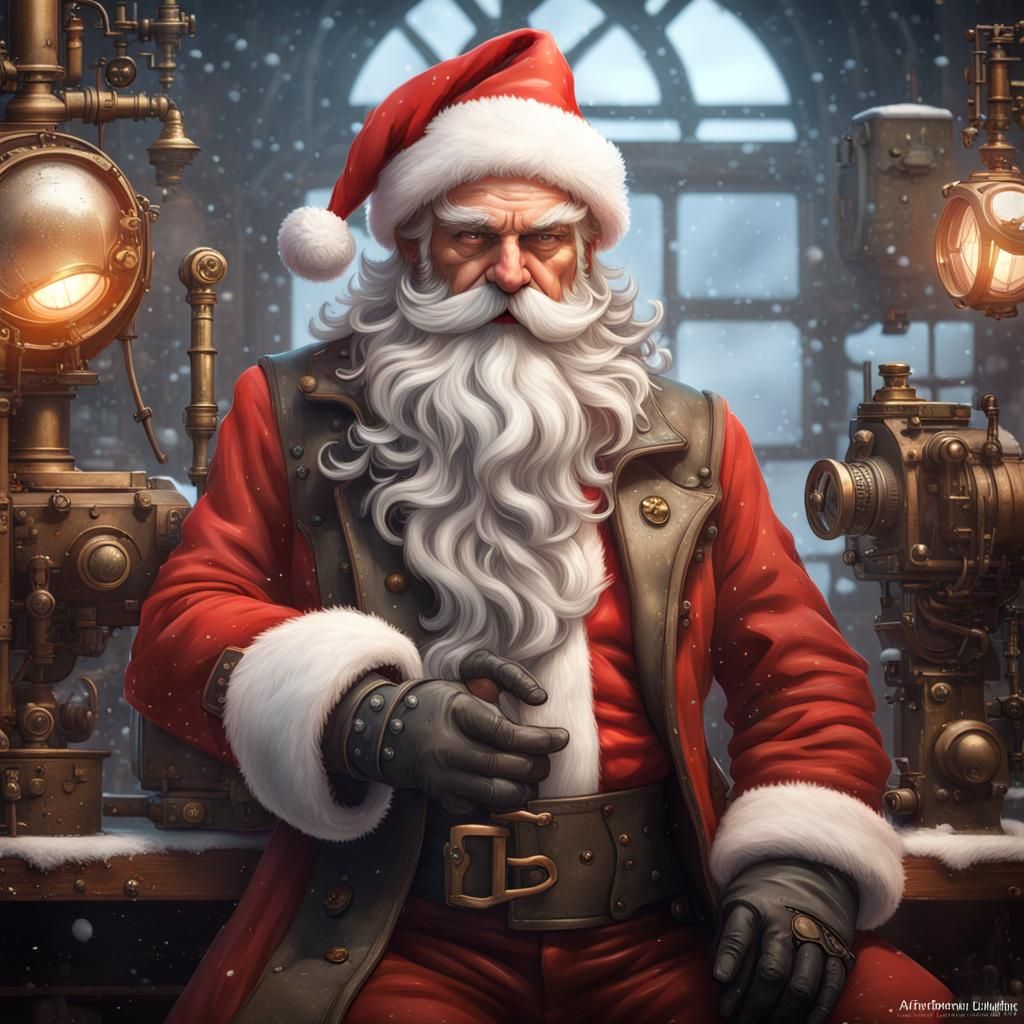 Santa’s Steampunk Workshop (Steampunk Winter Wonderland DC) - AI ...