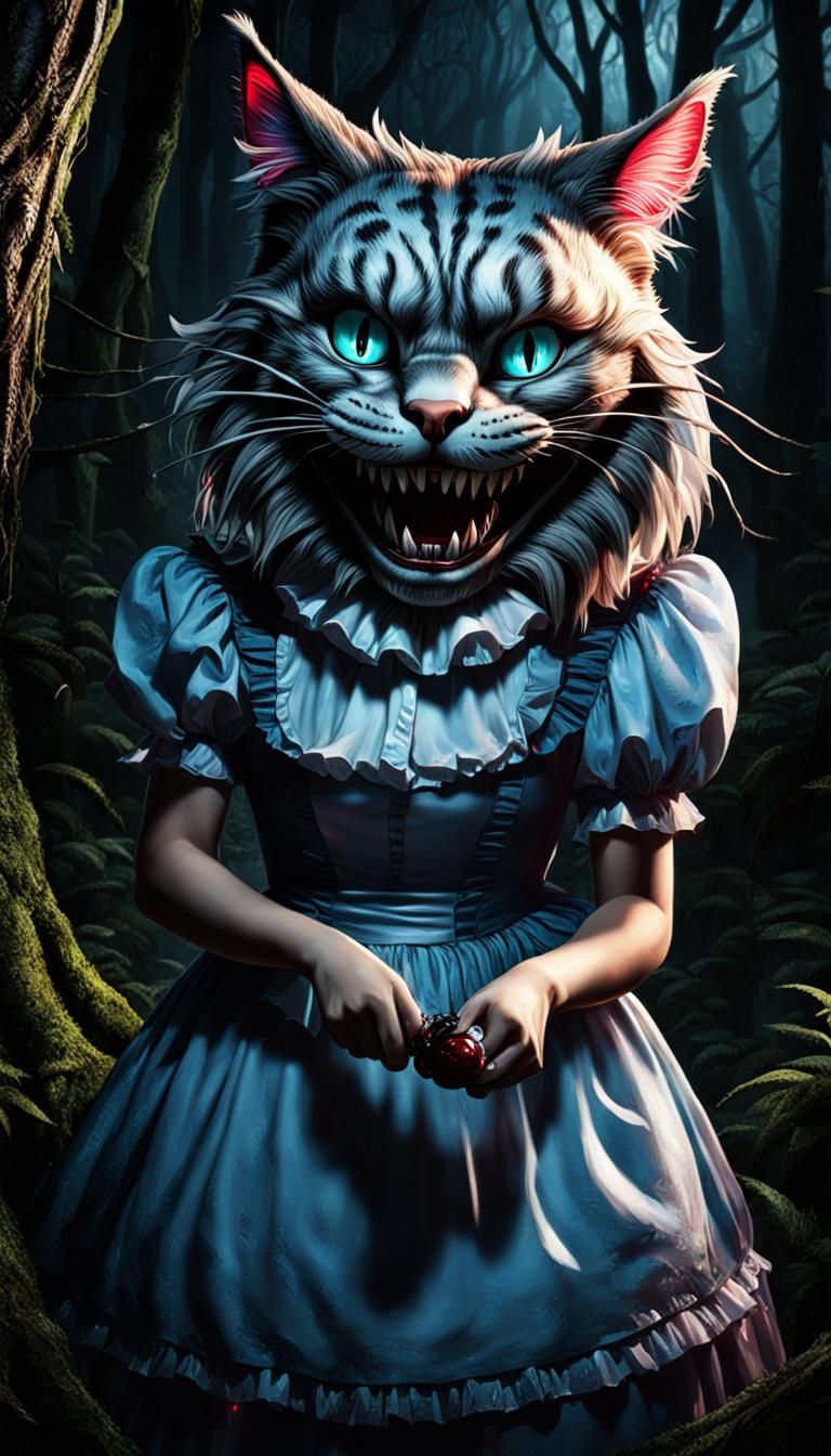 Cheshire Cat - AI Generated Artwork - NightCafe Creator
