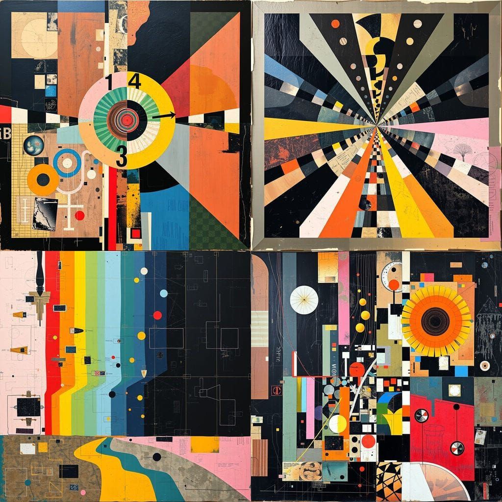 infinite regression by Kurt Schwitters, photograph... - AI Art