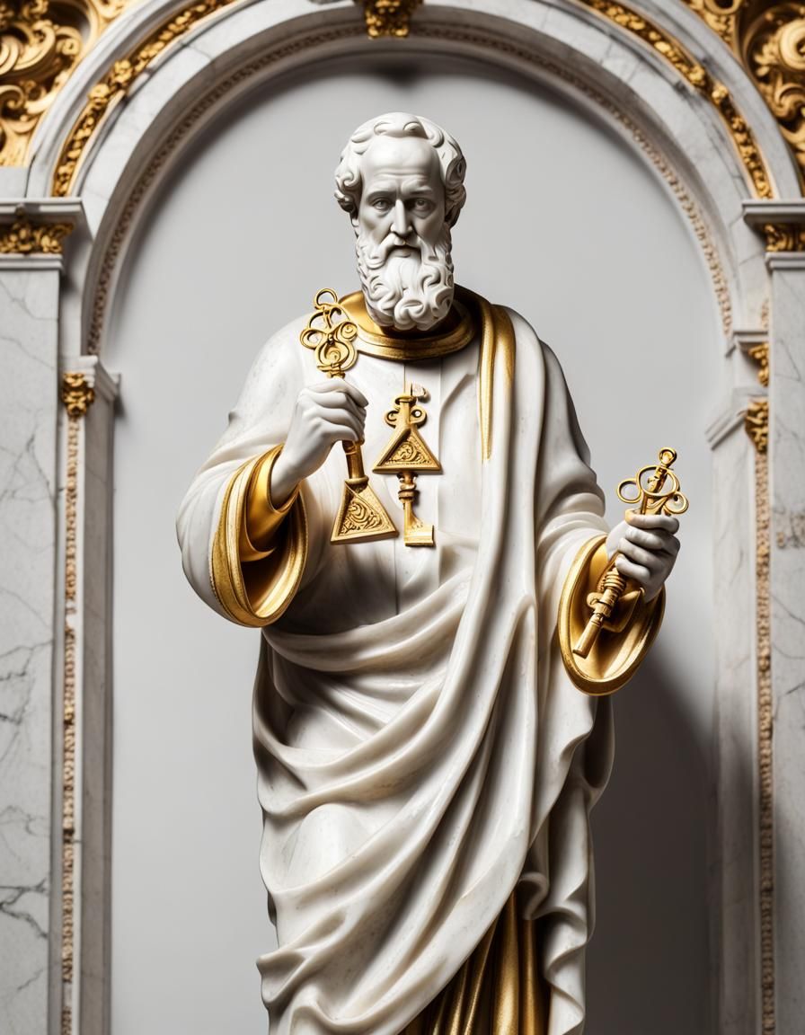 Saint Peter with the keys to heaven - AI Generated Artwork - NightCafe ...