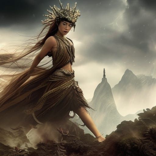 wind godess - AI Generated Artwork - NightCafe Creator