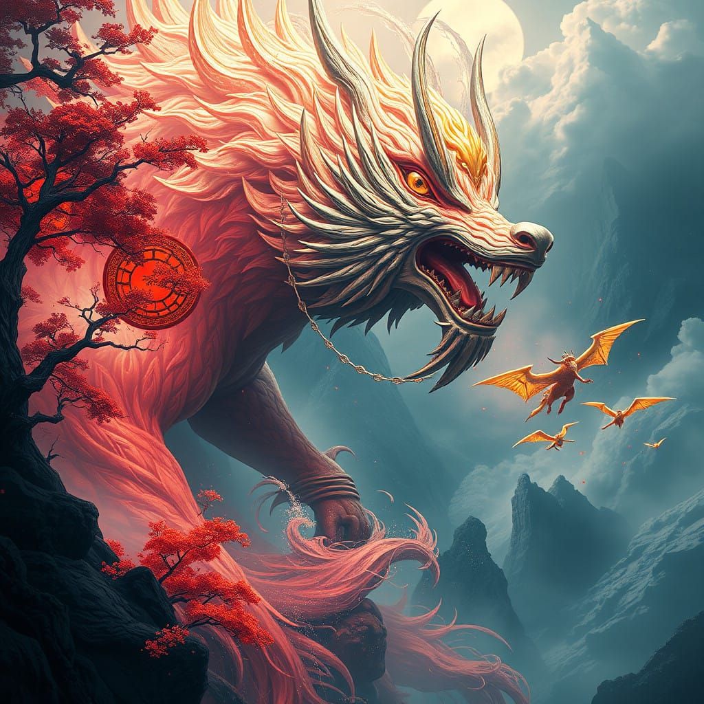 Okami Amaterasu - Okami Amaterasu: Fantastical Japanese Godd...