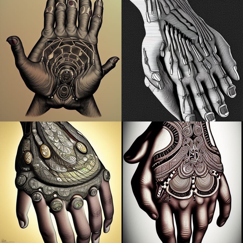 “human hand shape like a turkey” 2 - AI Generated Artwork - NightCafe ...