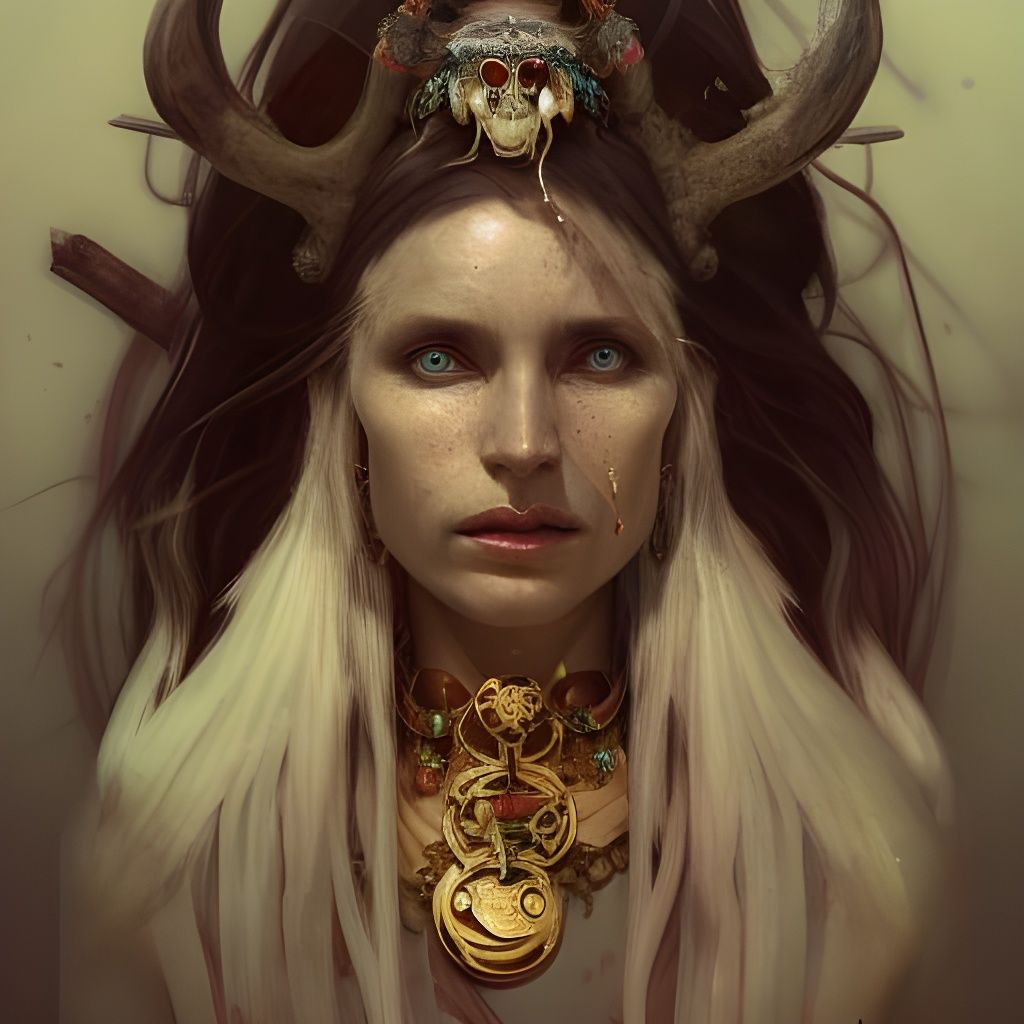 Mythical creature Baba Yaga - AI Generated Artwork - NightCafe Creator