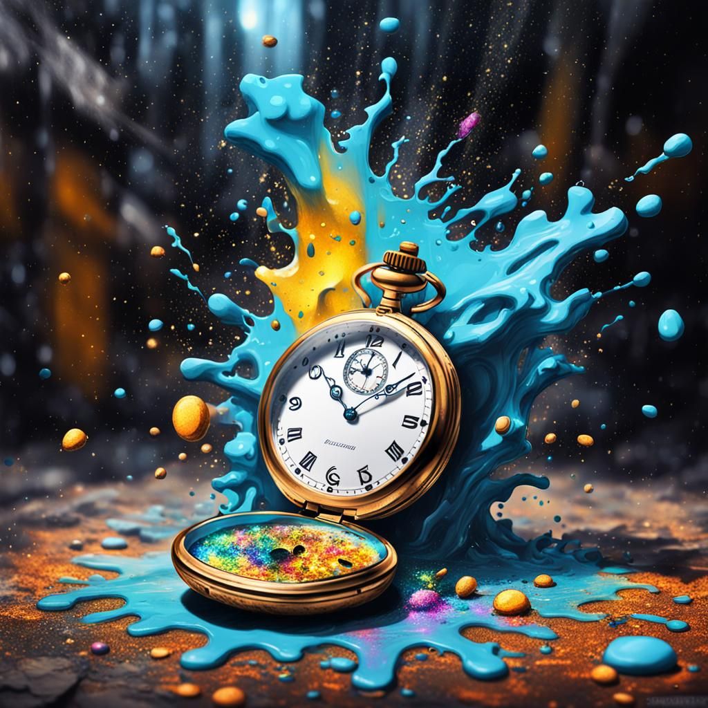 Time travel explode - AI Generated Artwork - NightCafe Creator