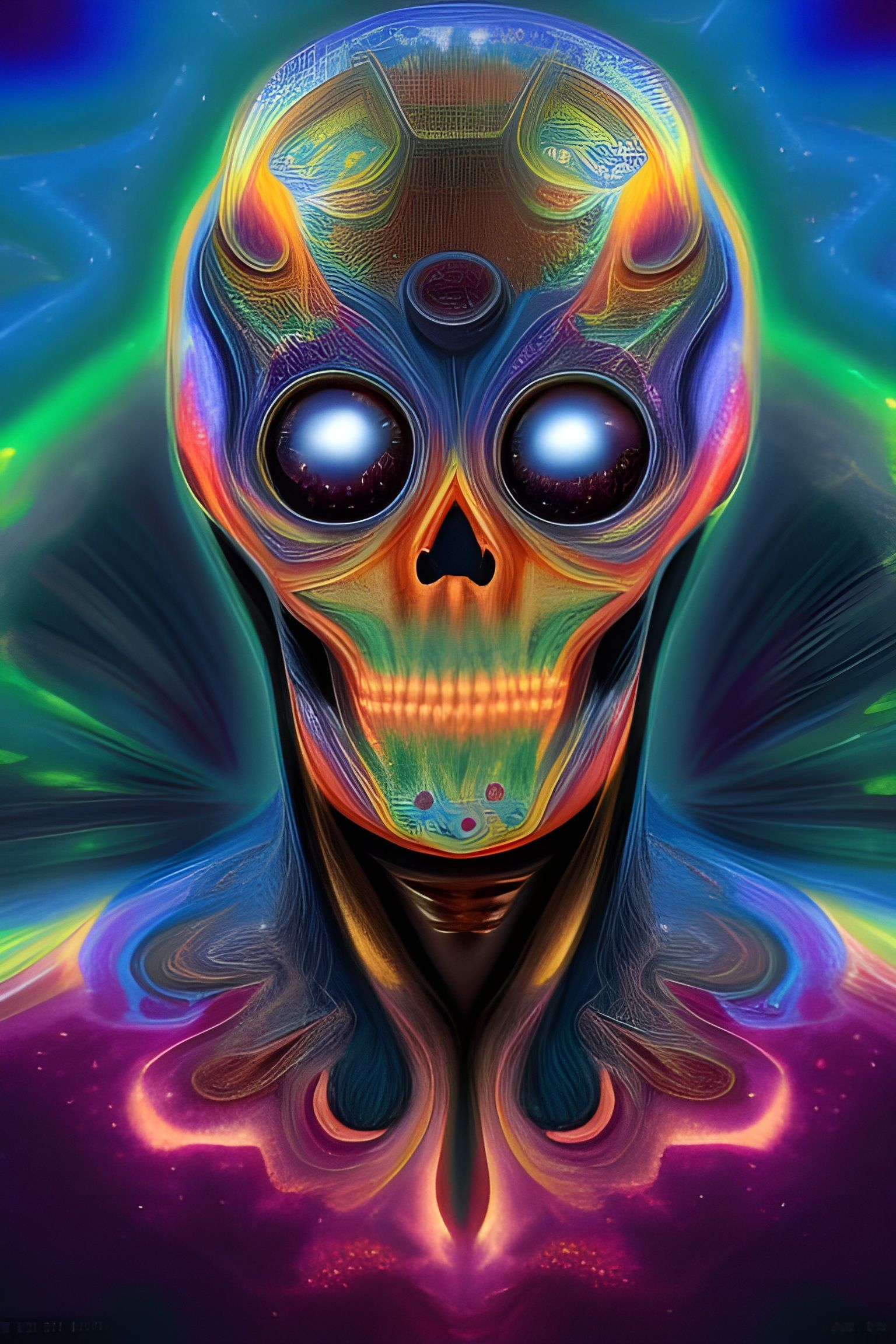 Cosmic Reaper - AI Generated Artwork - NightCafe Creator