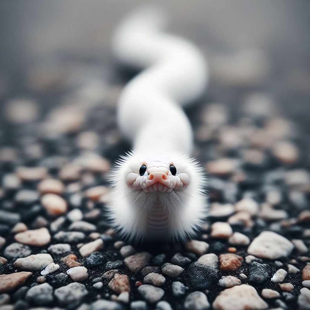 Fluffy Snake - AI Generated Artwork - NightCafe Creator