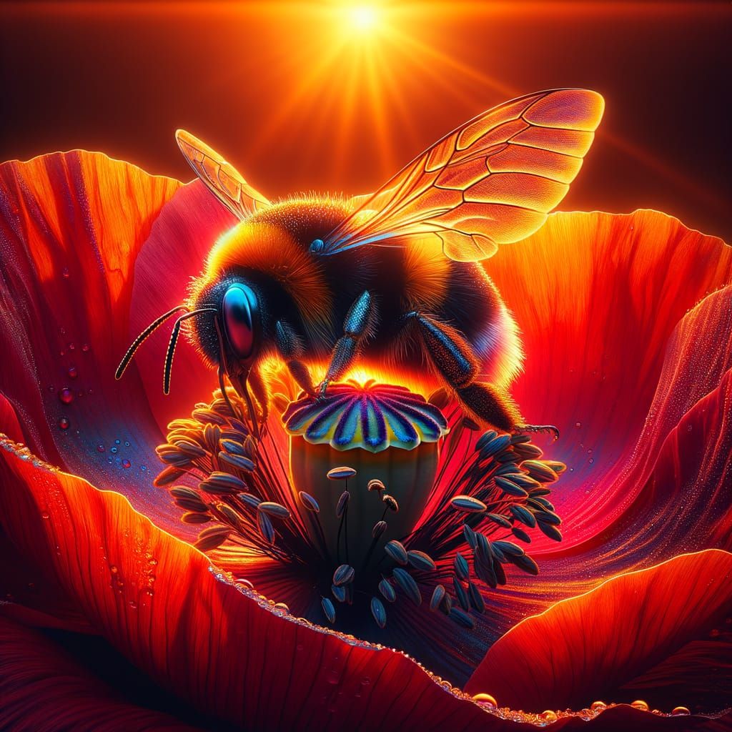 red poppy - AI Generated Artwork - NightCafe Creator