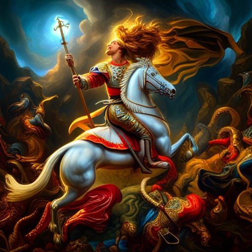 Saint George - AI Generated Artwork - NightCafe Creator