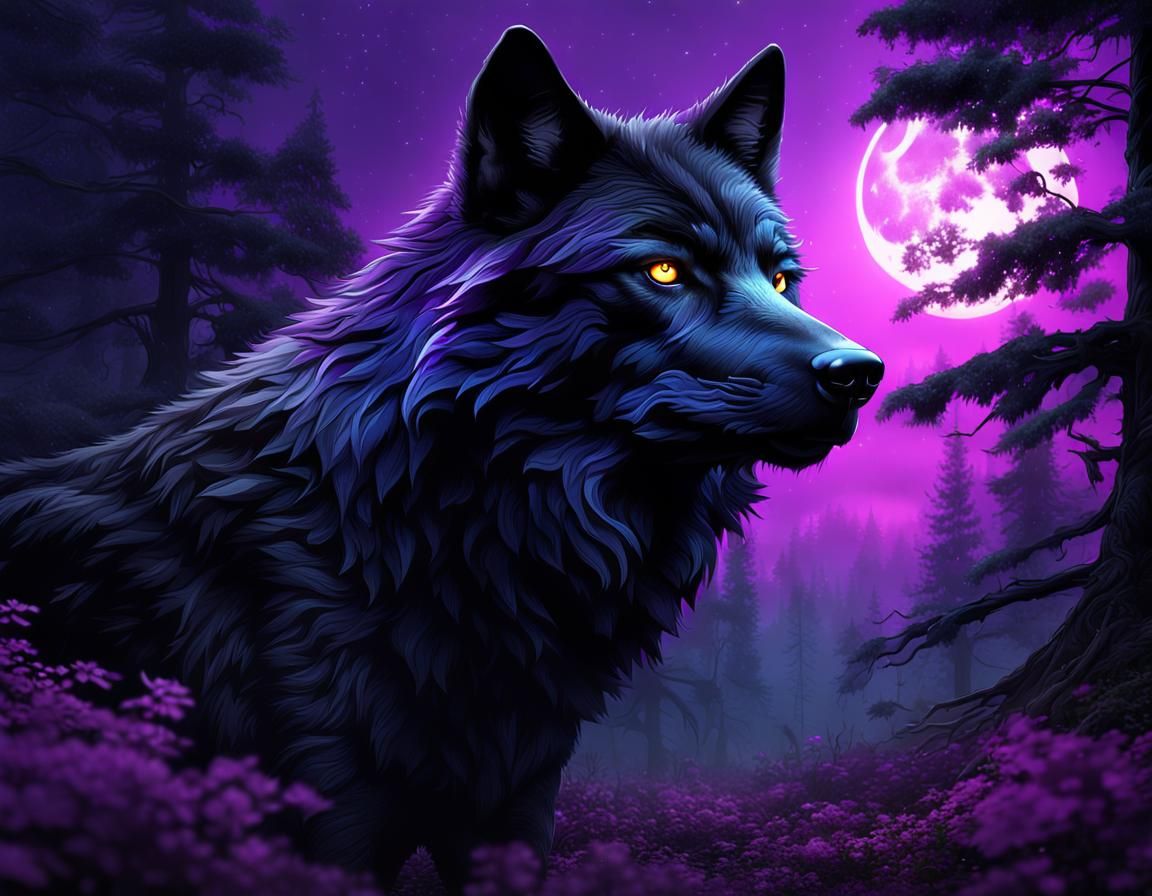 Nightwolf 3 - AI Generated Artwork - NightCafe Creator