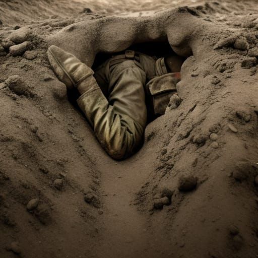 Buried alive - AI Generated Artwork - NightCafe Creator