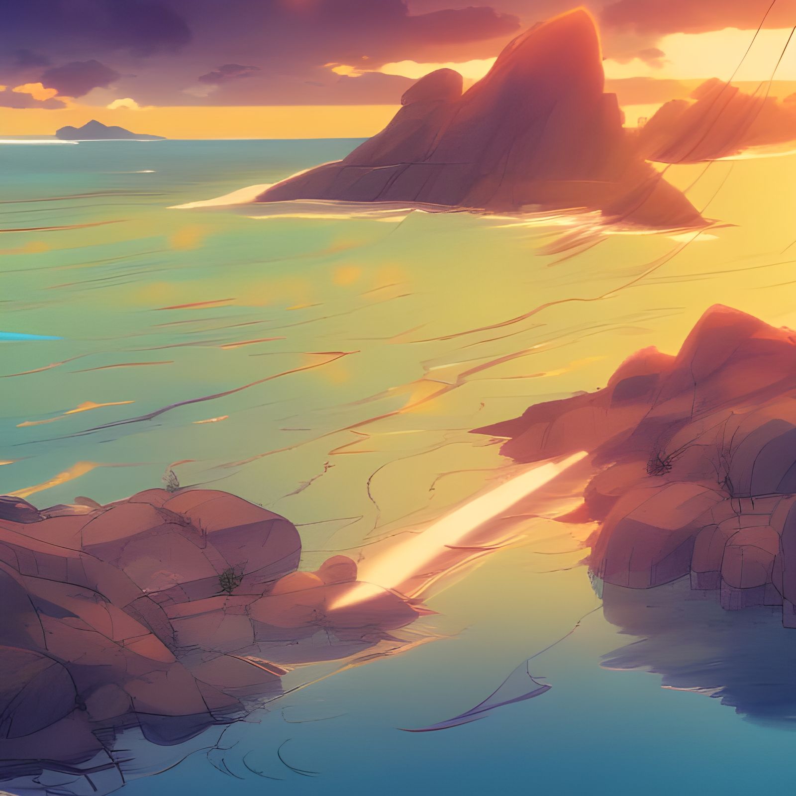 fading day - AI Generated Artwork - NightCafe Creator