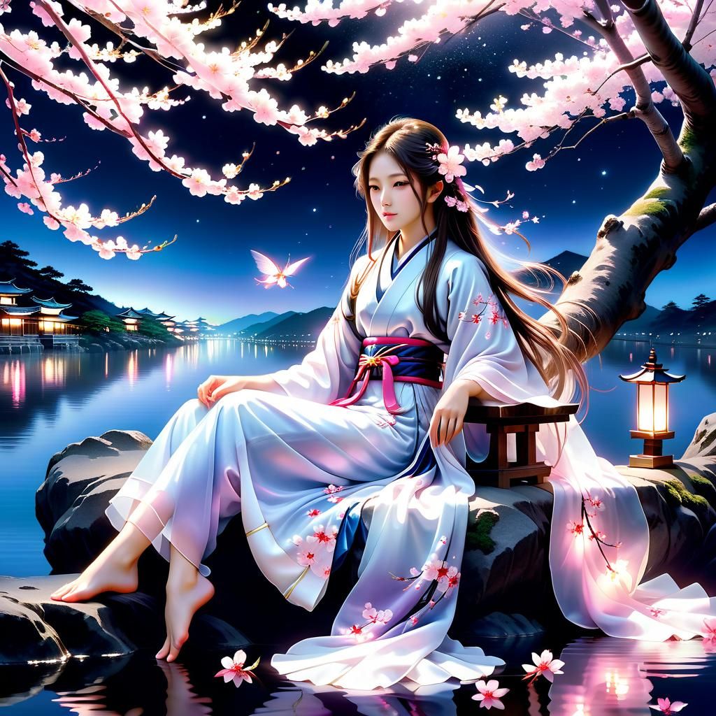 Japanese fairy tale - AI Generated Artwork - NightCafe Creator