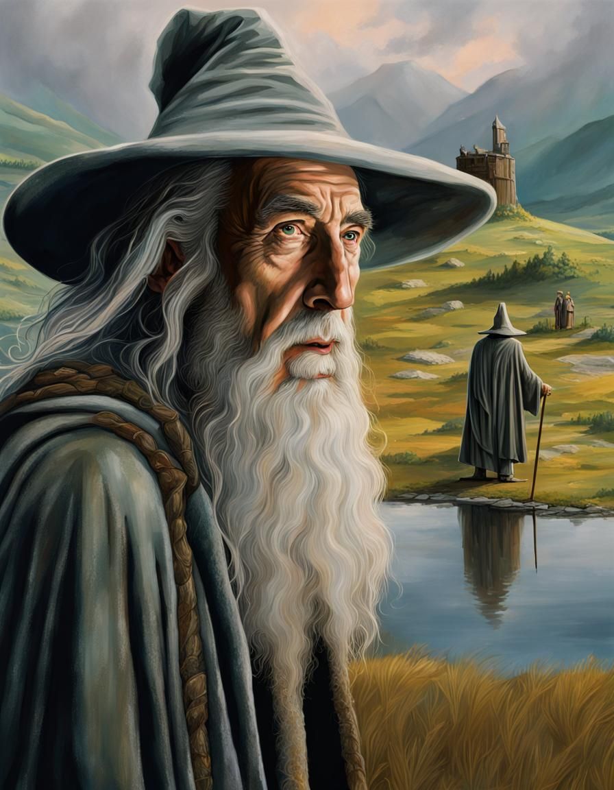 Alternate Universe where Peter Jackson casts Christopher Lee as Gandalf ...