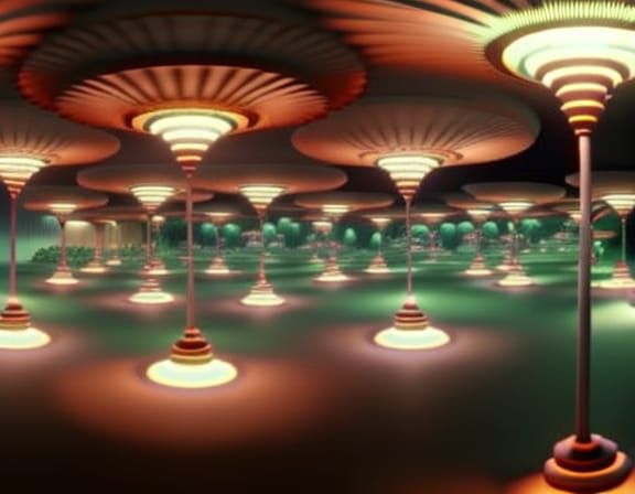 Weird abomination; 8k; eldritch Horror; liminal space; architectural ...