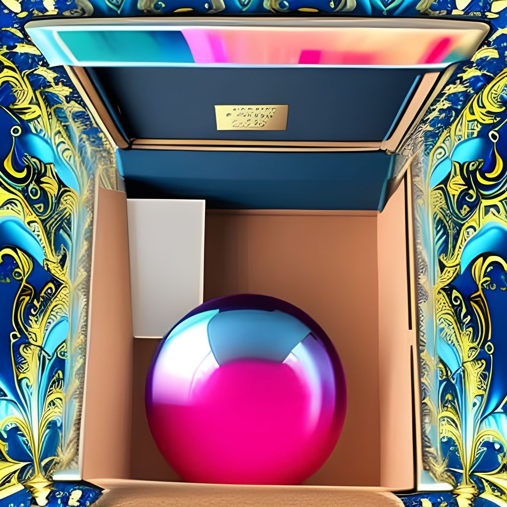 Ball in a Box - AI Generated Artwork - NightCafe Creator