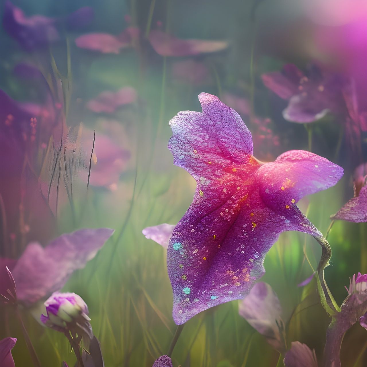 Subtle Sun Rays, Nature, & Flowers - AI Generated Artwork - NightCafe ...
