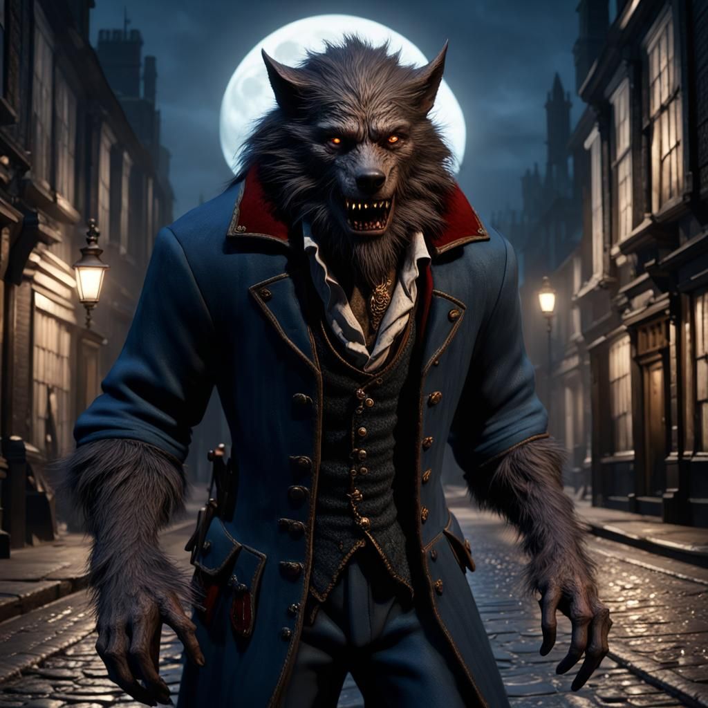 Werewolf - AI Generated Artwork - NightCafe Creator