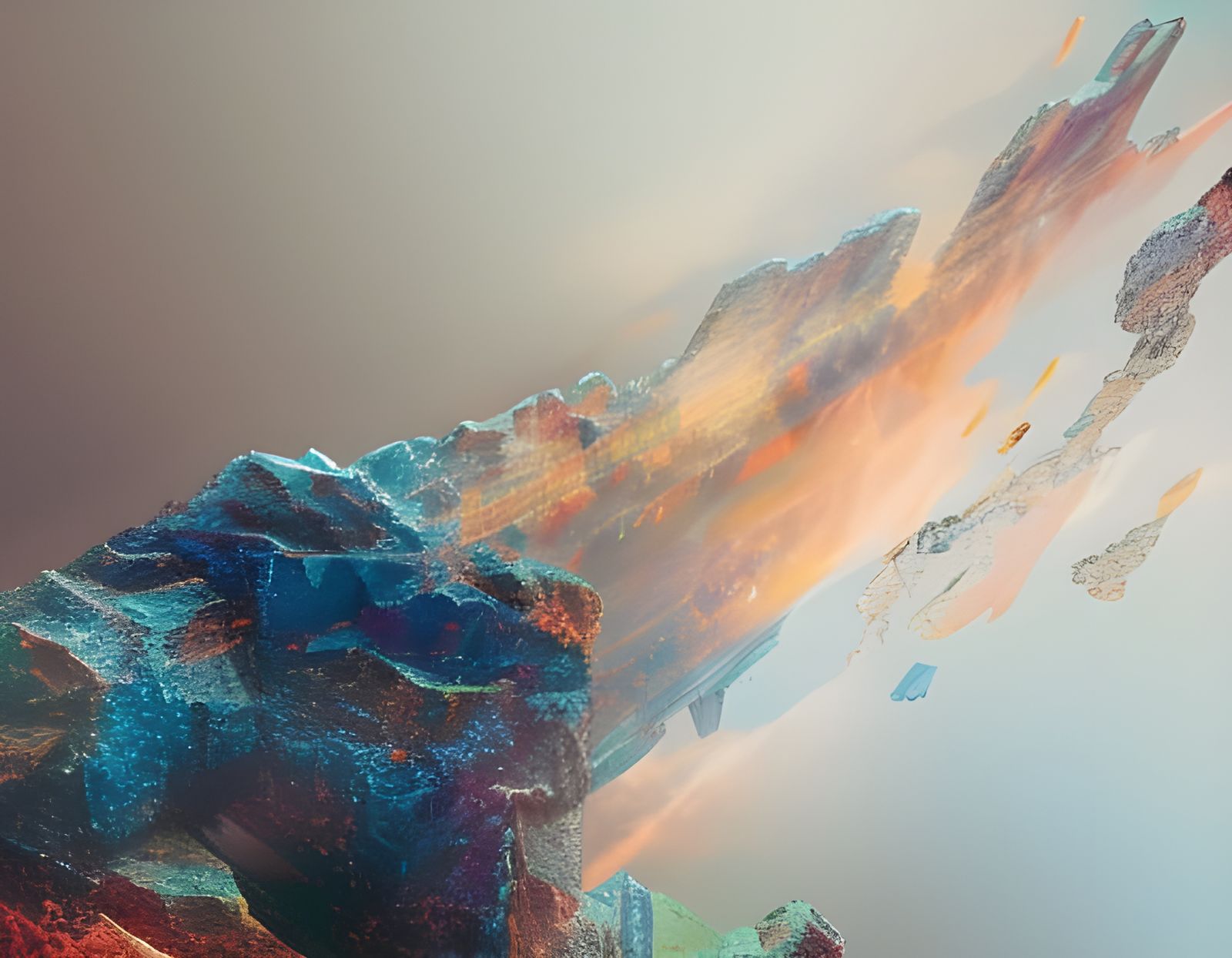 HDR abstract art - AI Generated Artwork - NightCafe Creator