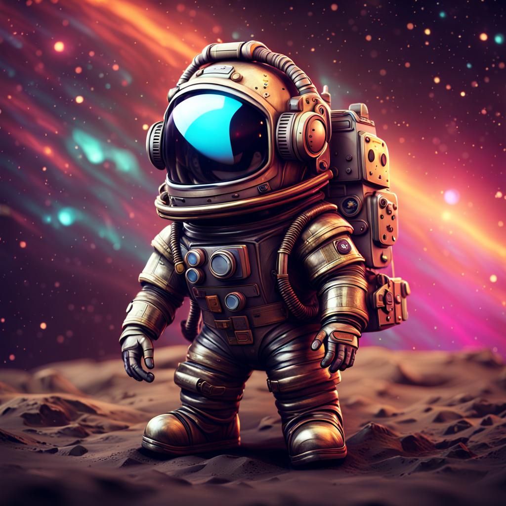 Chibi Astronaut - AI Generated Artwork - NightCafe Creator