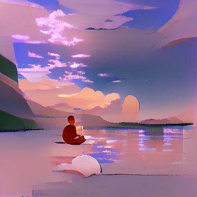 Peaceful - AI Generated Artwork - NightCafe Creator