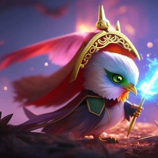 Mage Bird - AI Generated Artwork - NightCafe Creator