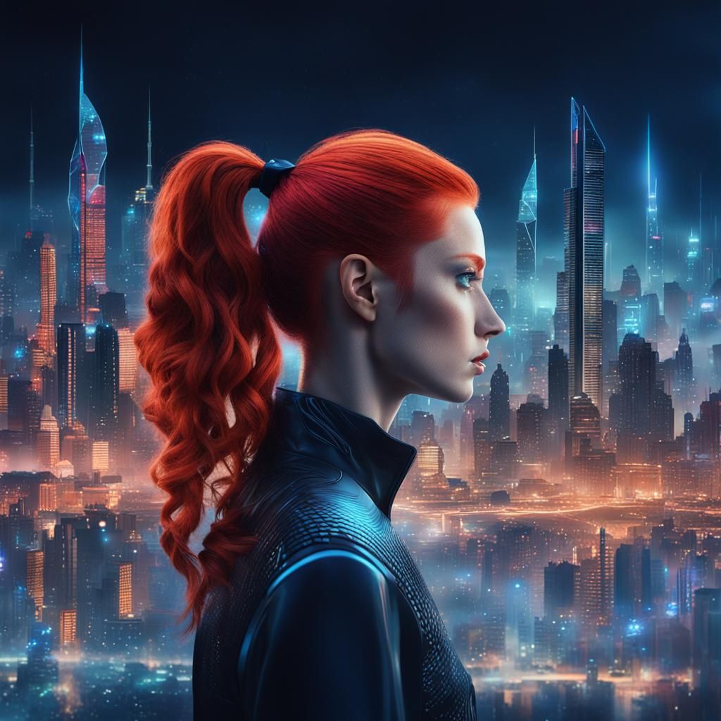 City At Night - AI Generated Artwork - NightCafe Creator