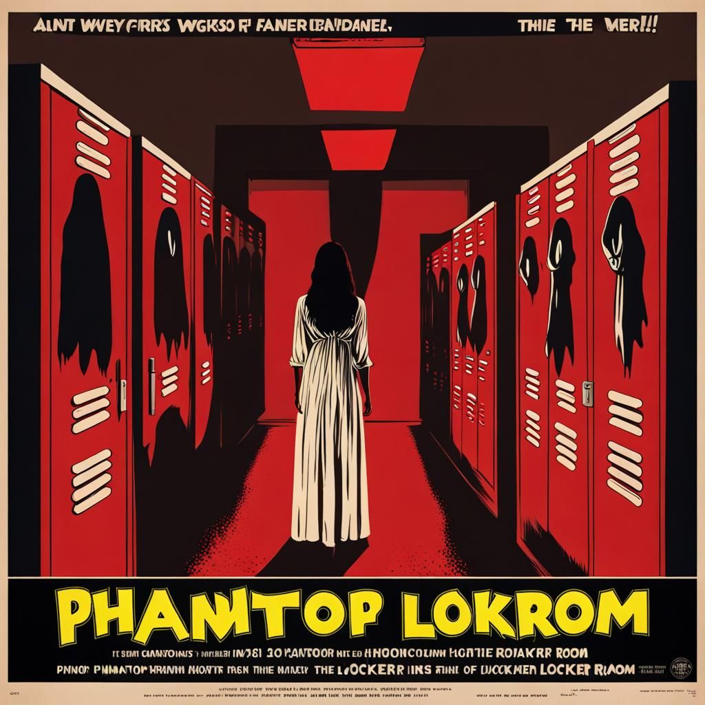 Phantom of the Locker Room, 1972 - AI Generated Artwork - NightCafe Creator