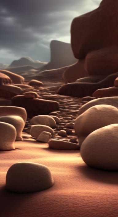 Rocks - AI Generated Artwork - NightCafe Creator