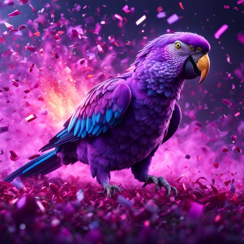 Farty Parrot - AI Generated Artwork - NightCafe Creator