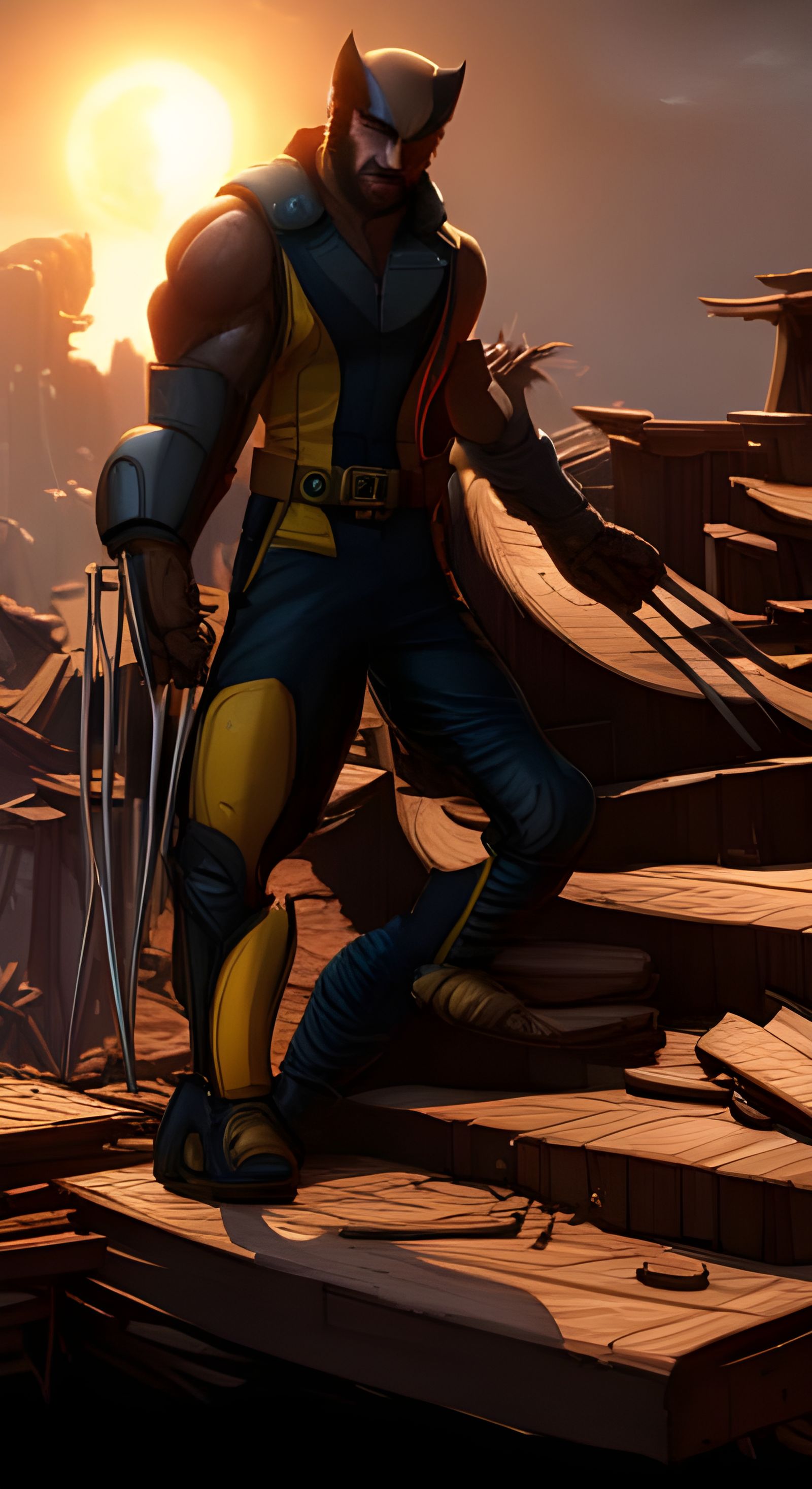 Wolverine - AI Generated Artwork - NightCafe Creator