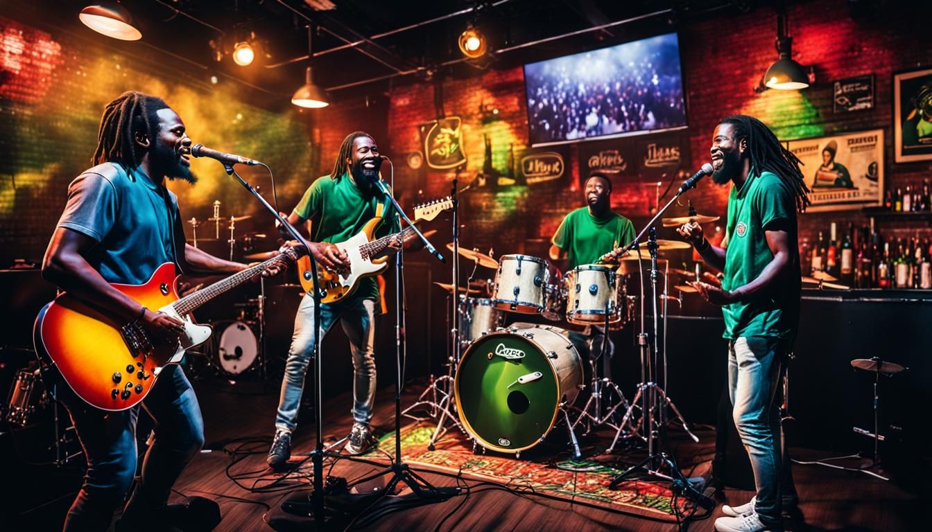 live reggae band - AI Generated Artwork - NightCafe Creator