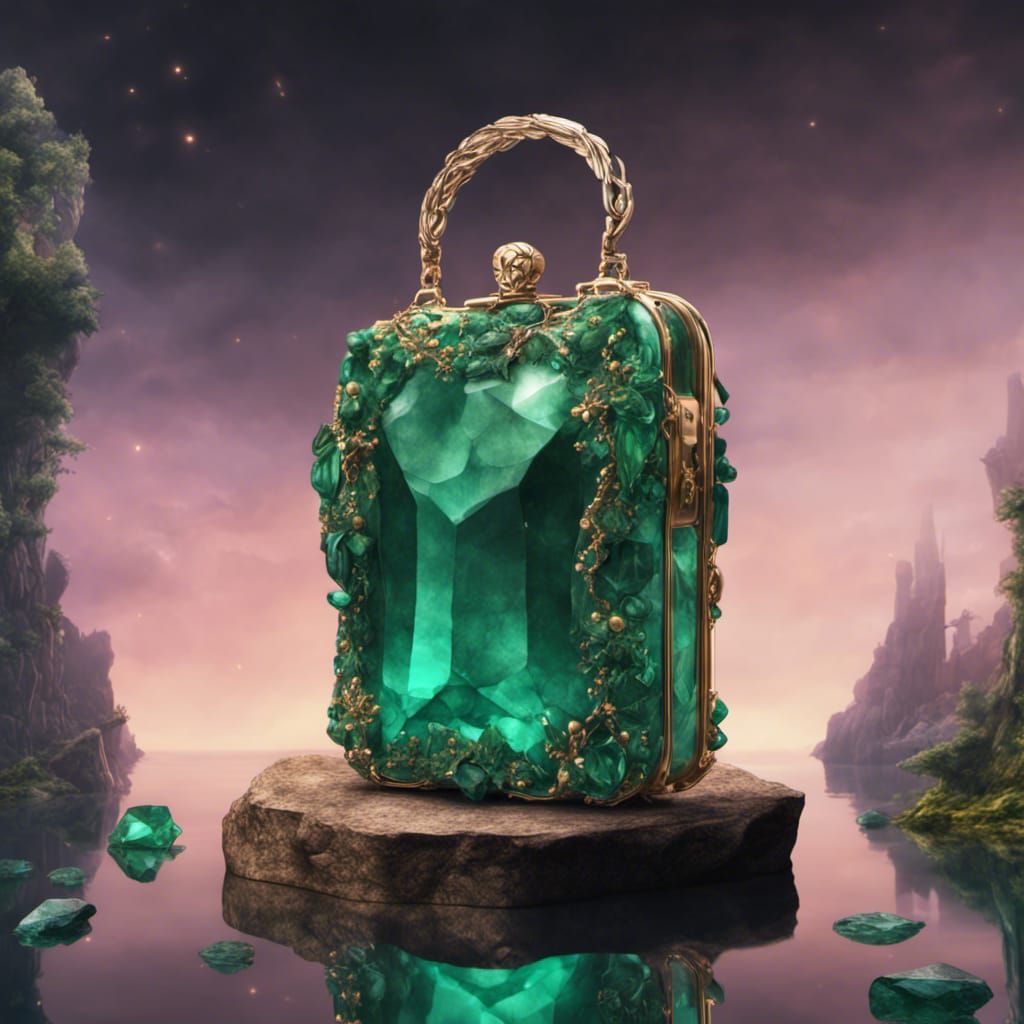 Emerald Purse - AI Generated Artwork - NightCafe Creator