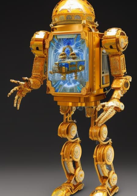 pretty robot 2 - AI Generated Artwork - NightCafe Creator