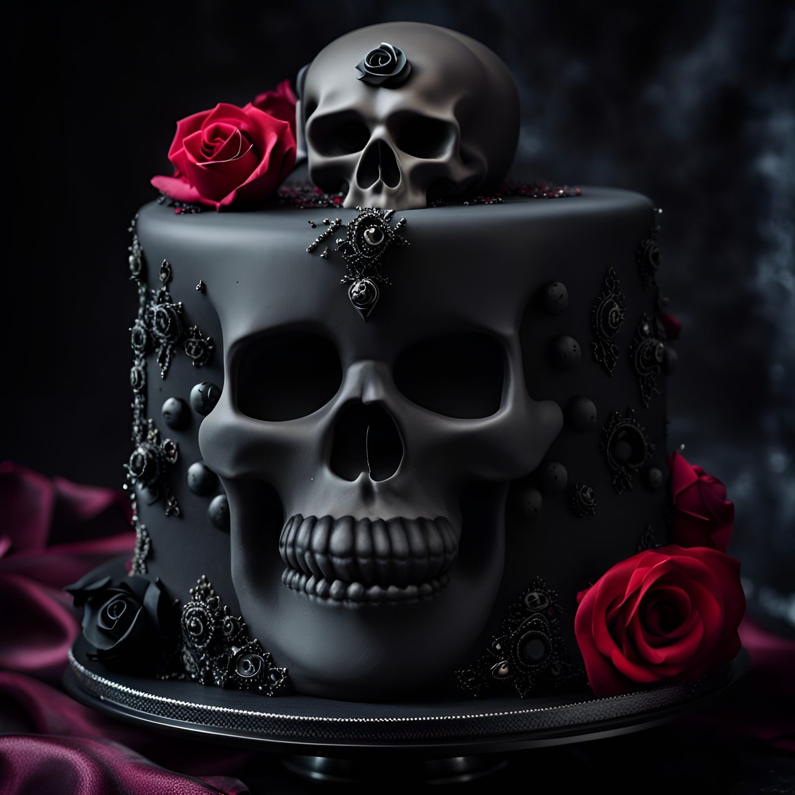 Dark Delights: How to Bake Gothic Cakes - AI Generated Artwork ...