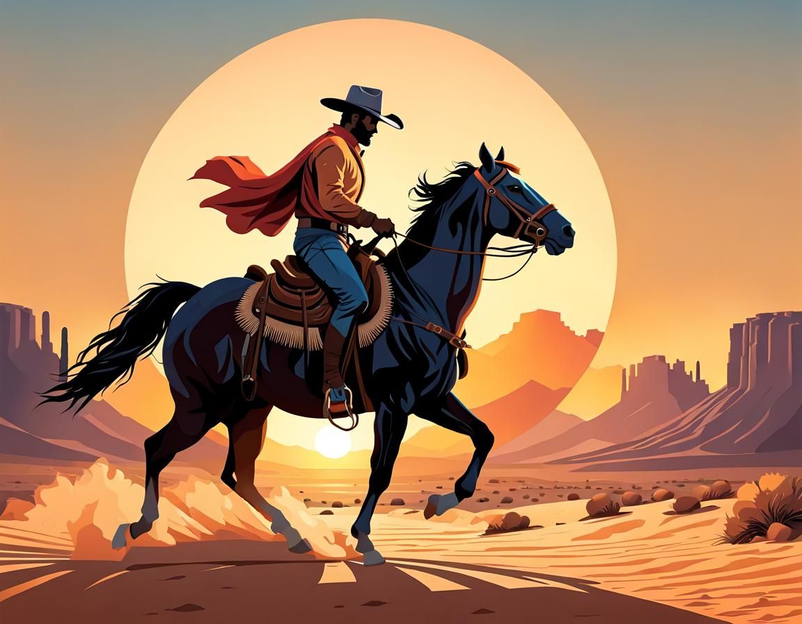 Cowboy - AI Generated Artwork - NightCafe Creator