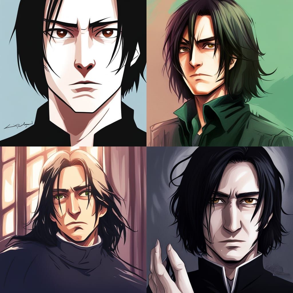 Good Severus Snape Face Ai Generated Artwork Nightcafe Creator