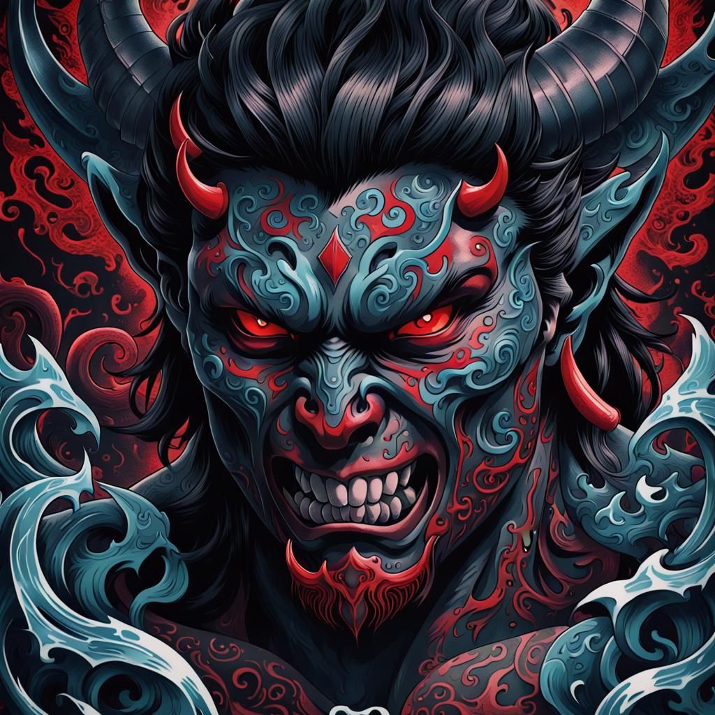 devil art devil tattoos, graphic devil tattoos, black devil tattoos ...