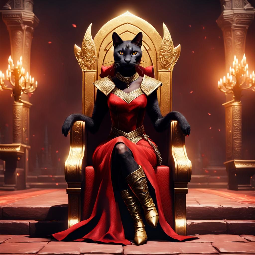 Bastet, goddess and queen of all cats - AI Generated Artwork - NightCafe Creator
